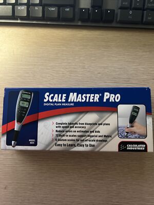 Calculated Industries 6025 Scale Master Pro Digital Plan Measure Take ...