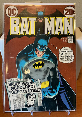 Batman #245 script by Denny O'Neil, pencils & cover by Neal Adams (DC ...