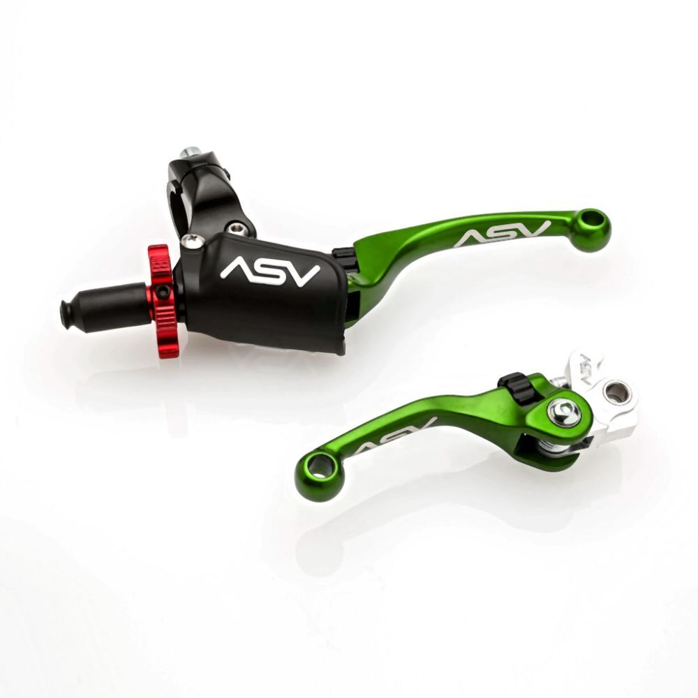 ASV Green F4 Offroad Model Clutch + Brake Lever Pro Pack For Suzuki ...