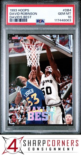 1993 HOOPS DAVID ROBINSON'S BEST #DB4 SPURS HOF PSA 10 | eBay