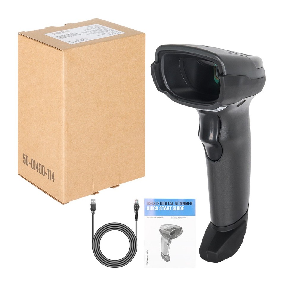 Zebra Symbol DS4308-SR00007ZZAP 1D 2D Handheld Barcode Scanner Reader ...