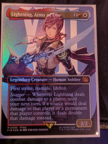 Lightning, Army of One - Foil Extended Art NM MTG 0400 | eBay
