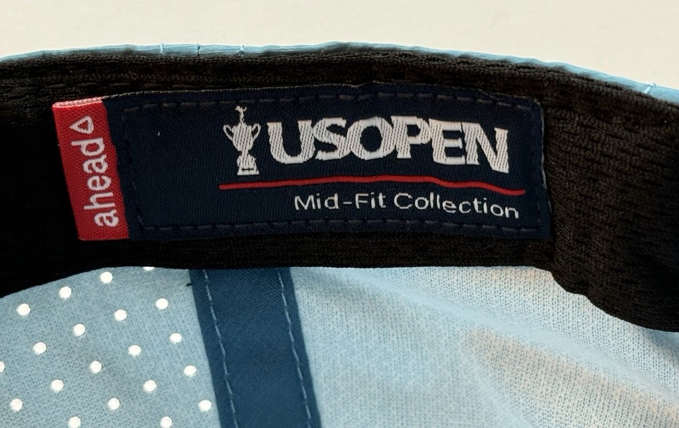2025 US Open Golf Hat Performance teal blue Ahead usga new | eBay