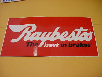 Raybestos..The best in Brakes... Sponsor Decal / sticker | eBay