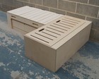 L Shape Seat Campervan Bed Pull Out Bench 6'x4' Plywood BED029/030M ...