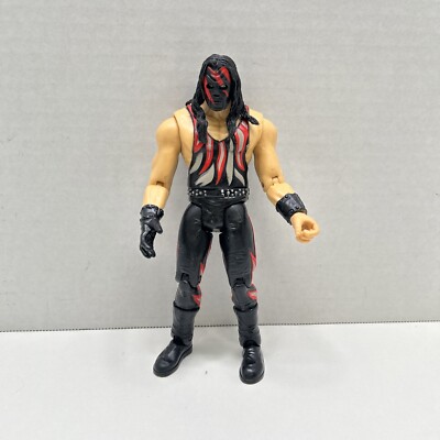 VTG 2001 KANE Jakks Titan Tron Live Wrestling Figure WWE WWF Black Red ...