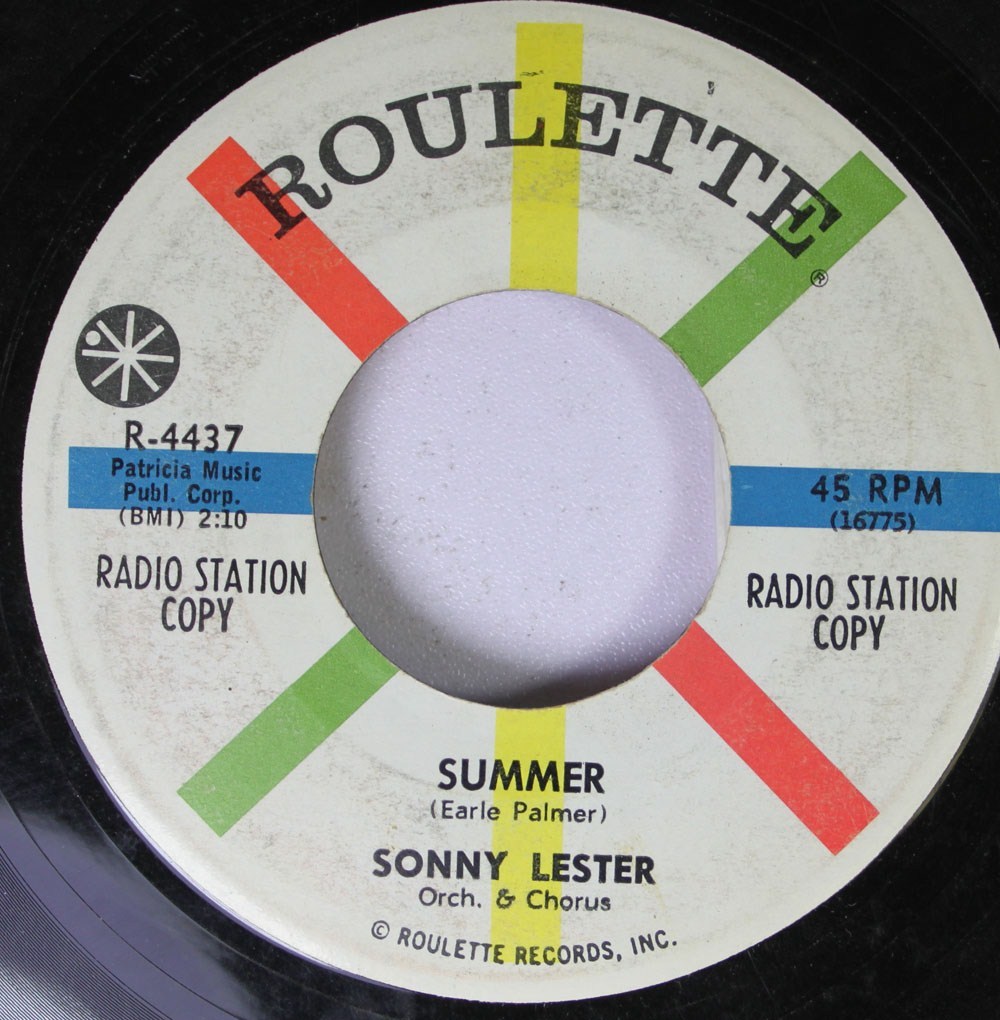 Rock Promo 45 Sonny Lester - Five Weeks In A Ballon / Summer On ...