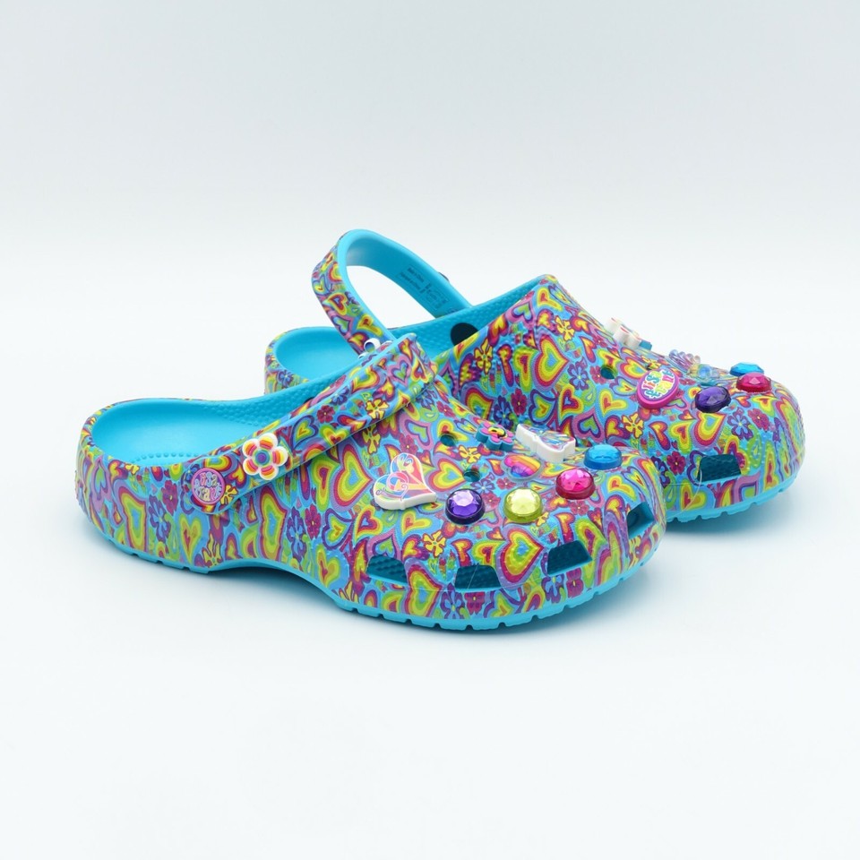Crocs Lisa Frank Clogs 207737-4SM Multi Size 4Y Youth / 6 Women's | eBay
