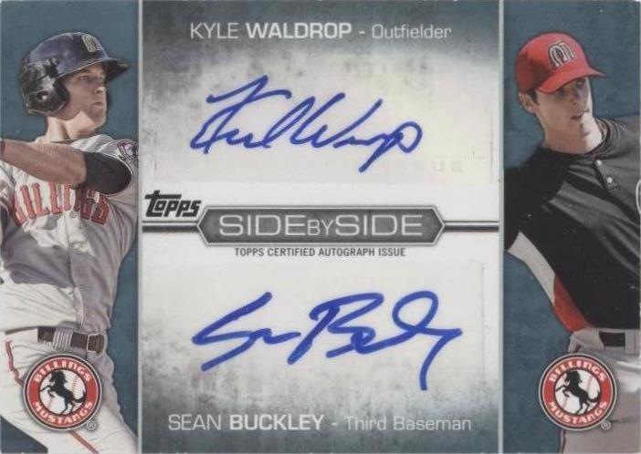 2012 Topps Pro Debut - Side by Side Dual Autographs Kyle Waldrop, Sean ...
