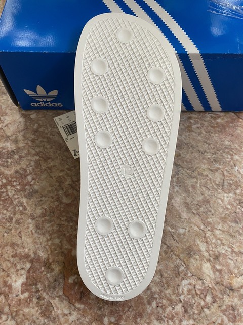 Mens adidas Adilette Comfort Adj Slides Black Athletic Sandal EG1344 ...