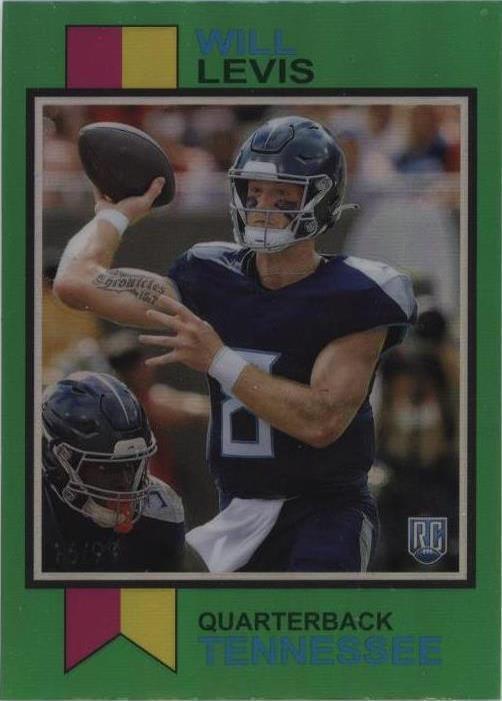 2023 Topps Composite - 1973 Topps Football Chrome Will Levis #1973-25 ...