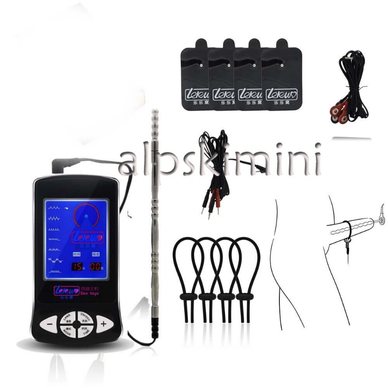 Shock E-Stim Host Pulse Torpedo Electro Pads Rings Plug Therapy Device ...