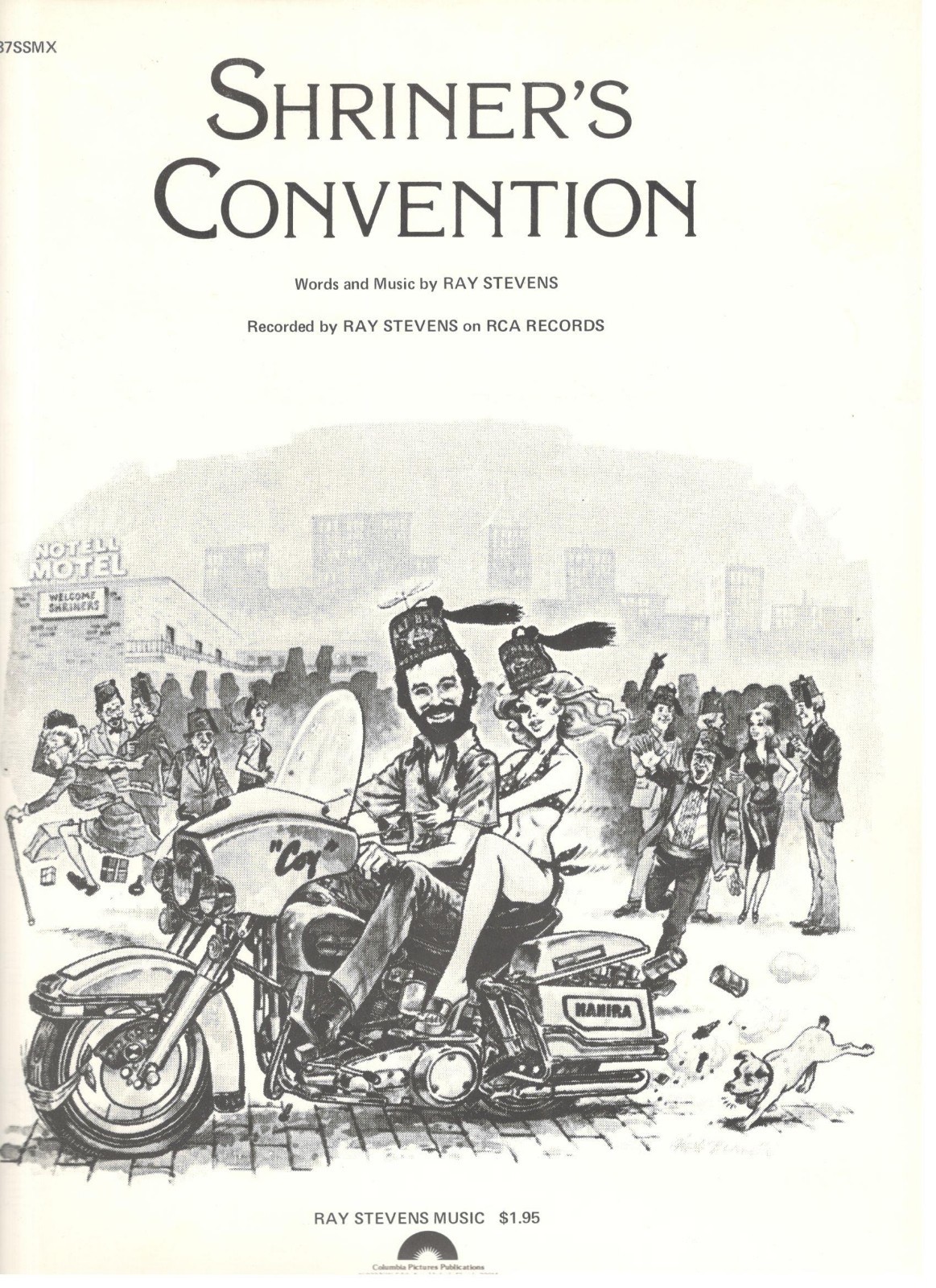 RAY STEVENS "SHRINER'S CONVENTION" SHEET MUSIC-PIANO/V/GUITAR/CHORDS ...