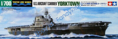 Tamiya 31712 1/700 Scale Model Kit WWII U.S Aircraft Carrier USS ...
