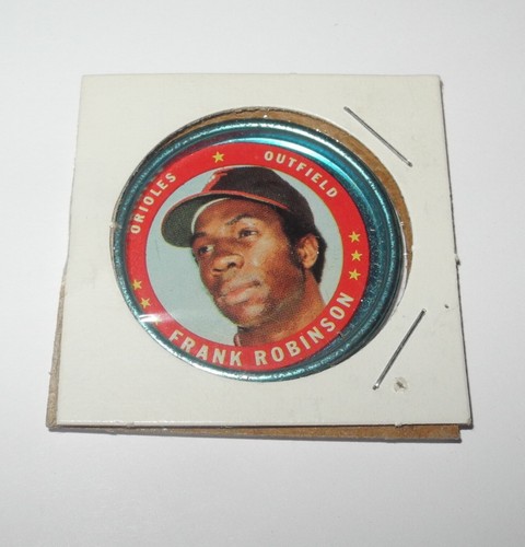 1971 Topps Baseball Coin Pin #50 Frank Robinson Baltimore Orioles ...