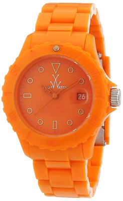 ToyWatch Unisex Orange Dial Orange Plastic Strap Quartz Watch MO06OR | eBay