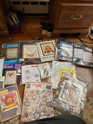 New Cross Stitch Kits Lot Of 14 New Dimensions Janlynn Golden Bee Vogart Whimsy | eBay