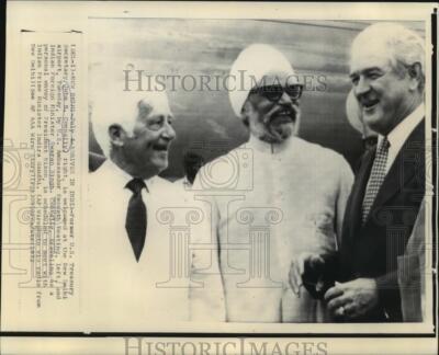 1972 Press Photo U.S. Treasury Secretary John Connally welcomed at New ...