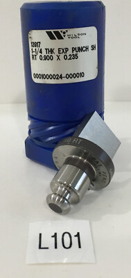 NEW!!! Wilson Tool 13917 THK EXP Punch SH RT 0.900 X 0.235 | eBay