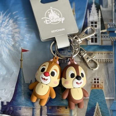 2025 Disney Parks Cuties Chip & Dale 2 Keychain Bag Charm Set New | eBay