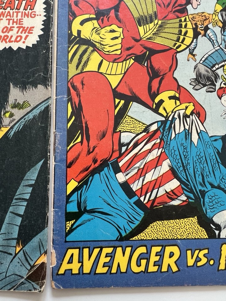 Avengers 90, 95 Kree/Skrull War Neal Adams Cover 1972 Lot | eBay
