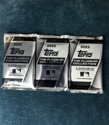 2025 Topps Baseball Flagship Collection Costco Exclusive Sealed Packs ...