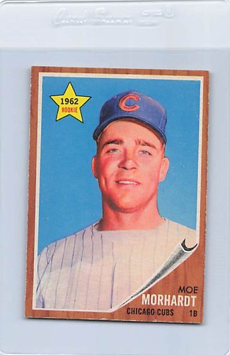 1962 Topps #309 Moe Morhardt Cubs NM *8474 | eBay