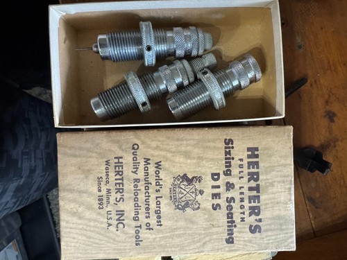 Herters & Pacific Reloading Die Sets 38SPL, 38 S&W, 7.7 JAP, 270 WIN ...