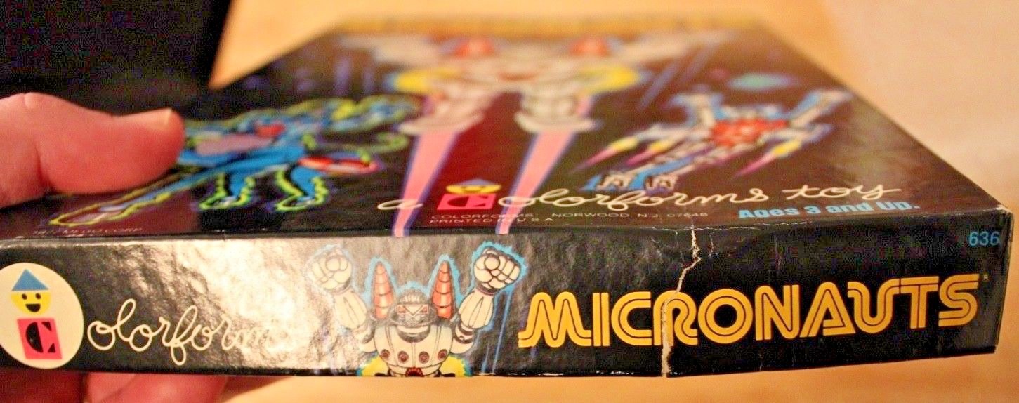 VINTAGE 1977 MEGO MICRONAUTS COLORFORMS TOY ADVENTURE SET COMPLETE RARE ...