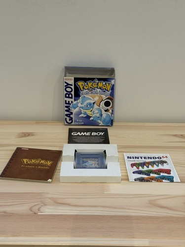 Pokemon Blue Version CIB Game Boy GB PAL Gameboy complete boxed | eBay ...