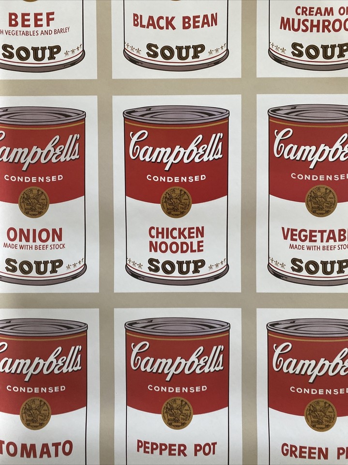 Andy Warhol Vintage Soup Cans Art Print Poster Campell’s 1968 | eBay