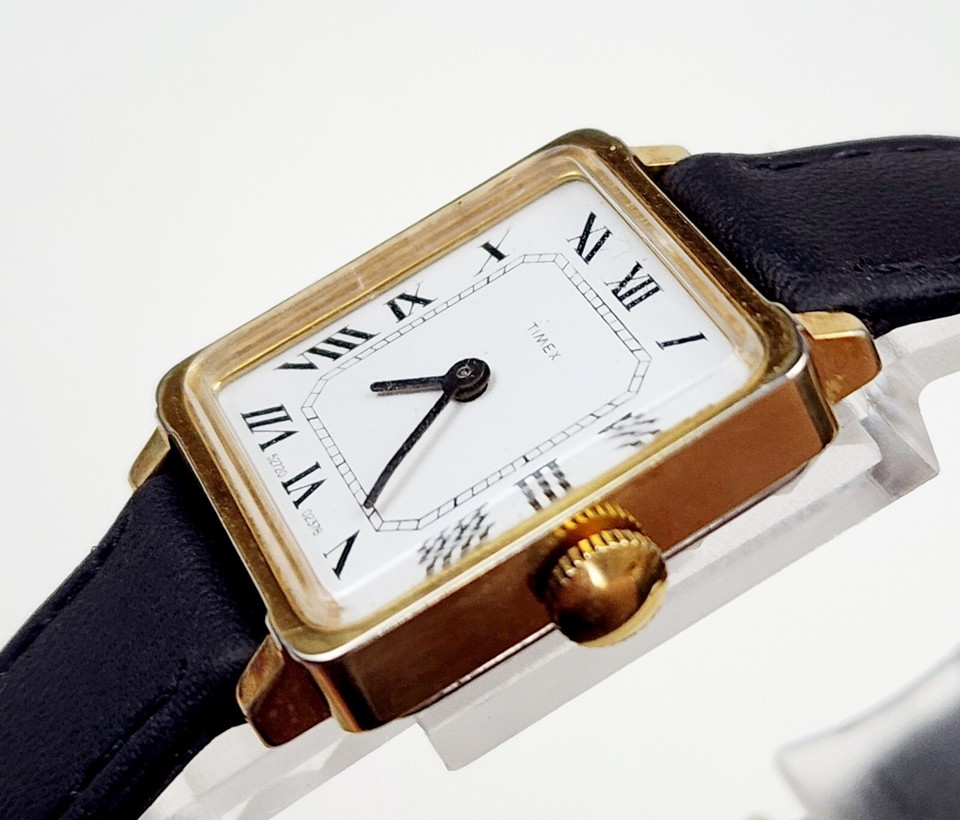 Women's Vintage 1978 Watch TIMEX "Tank". Manual Wind | eBay