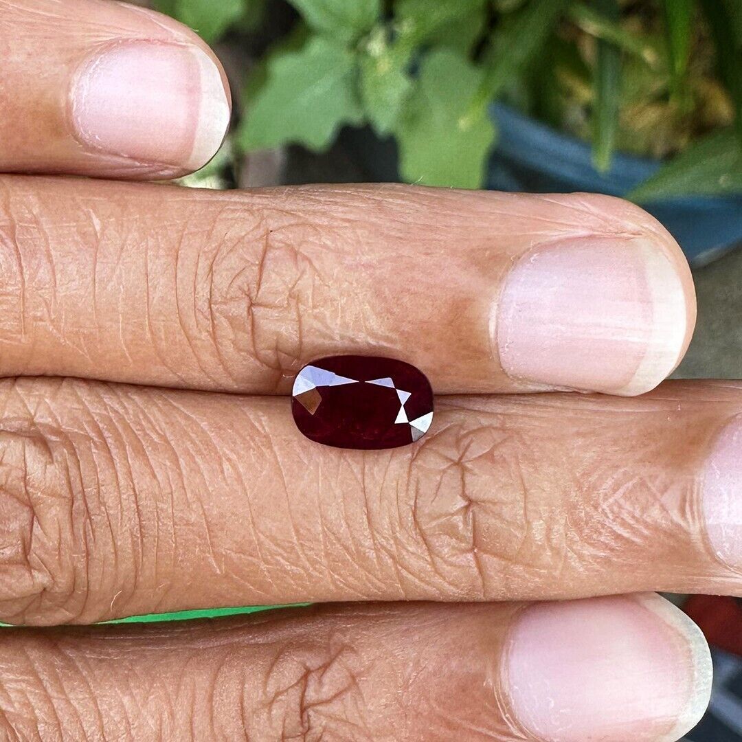 GLC 1.08ct Natural Oval Normal Heated Red Ruby Tanzania | eBay