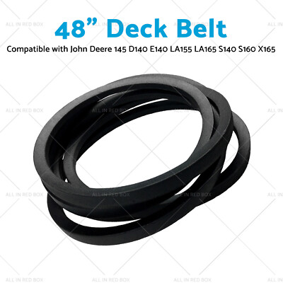 48" Deck Belt Suitable for John Deere 145 D140 E140 LA155 LA165 S140 ...