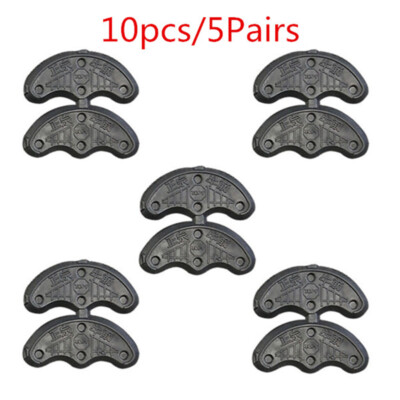10Pcs/5 Pairs Rubber Heel Savers Toe Plates Taps DIY Shoe Repair Pads ...