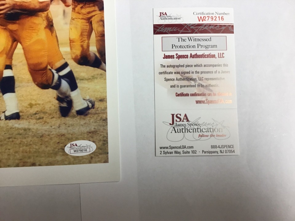 Notre Dame Fighting Irish John Huarte Signed 8x10 Photo JSA COA | eBay