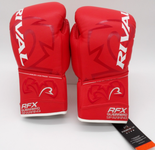 Rival Boxing RFX-Guerrero SF-H Lace-Up Sparring Gloves - Red - 14oz ...