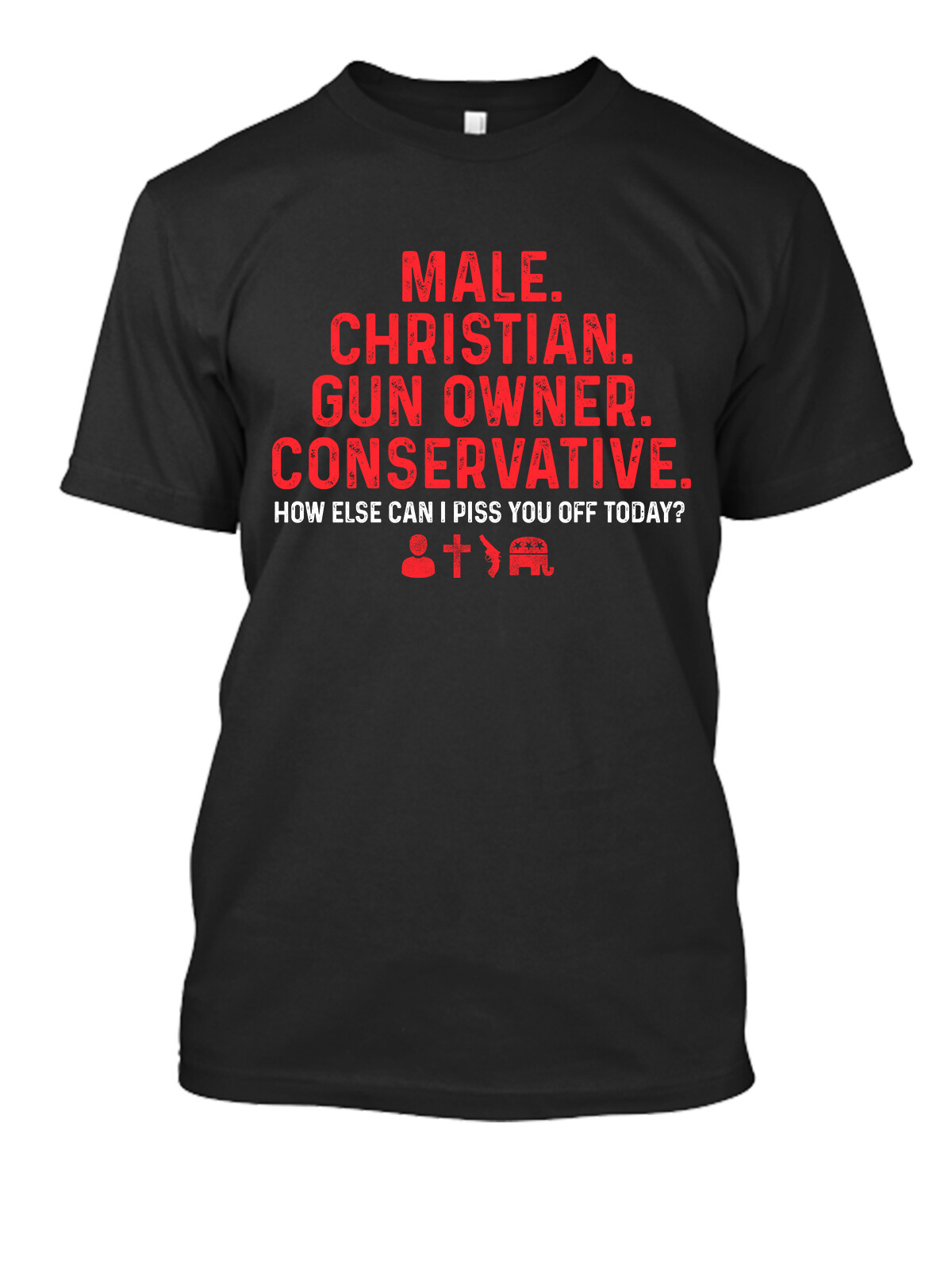 Male Christian Gun Owner Conservative New Men's Shirt 2nd Amendment ...
