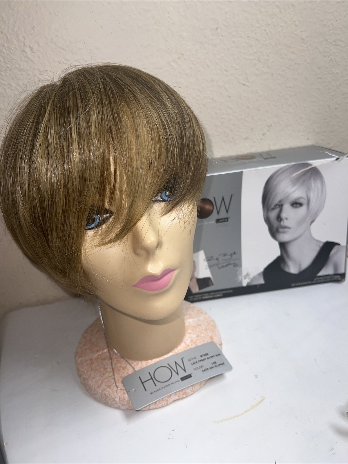 TABATHA COFFEY LACE FRONT Short Bob Dark Ash Blonde | eBay