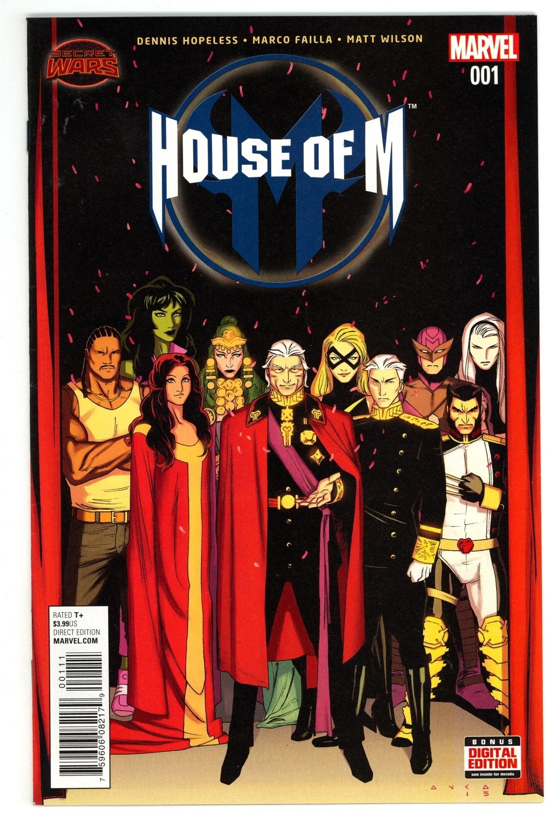 House of M (2015) #1 NM- Kris Anka Cover Secret Wars Tie-In | eBay