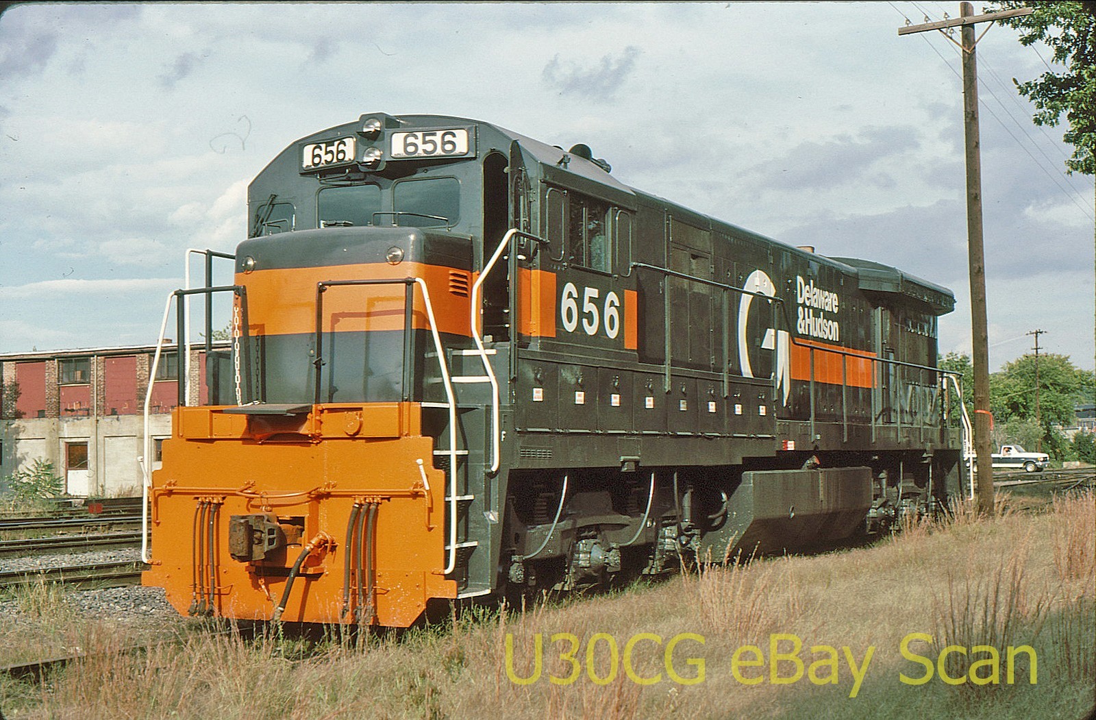 J Original Slide - D&H Delaware & Hudson U33C 656 Ayer MA 1987 | eBay