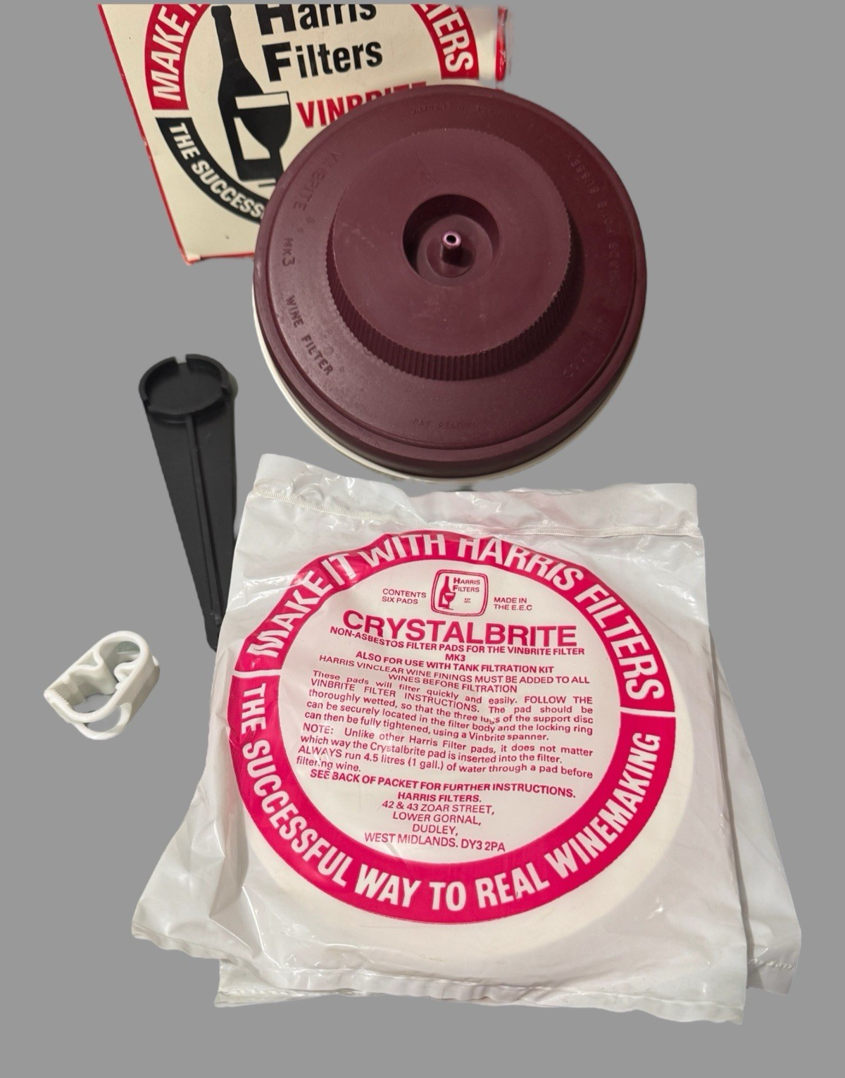Vintage Harris Filters Vinbrite Wine Filter In Original Box | eBay