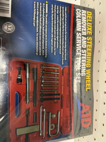 ATD Tools 3059 Deluxe Steering Wheel Remover & Steering Column Service ...