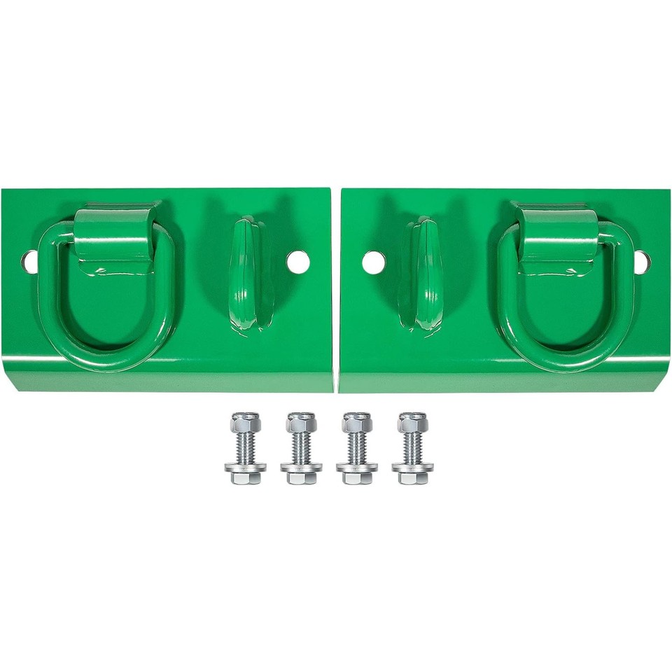 2PCS Bolt on Grab Hooks D Rings For John Deere Compact Tractor 1025R ...