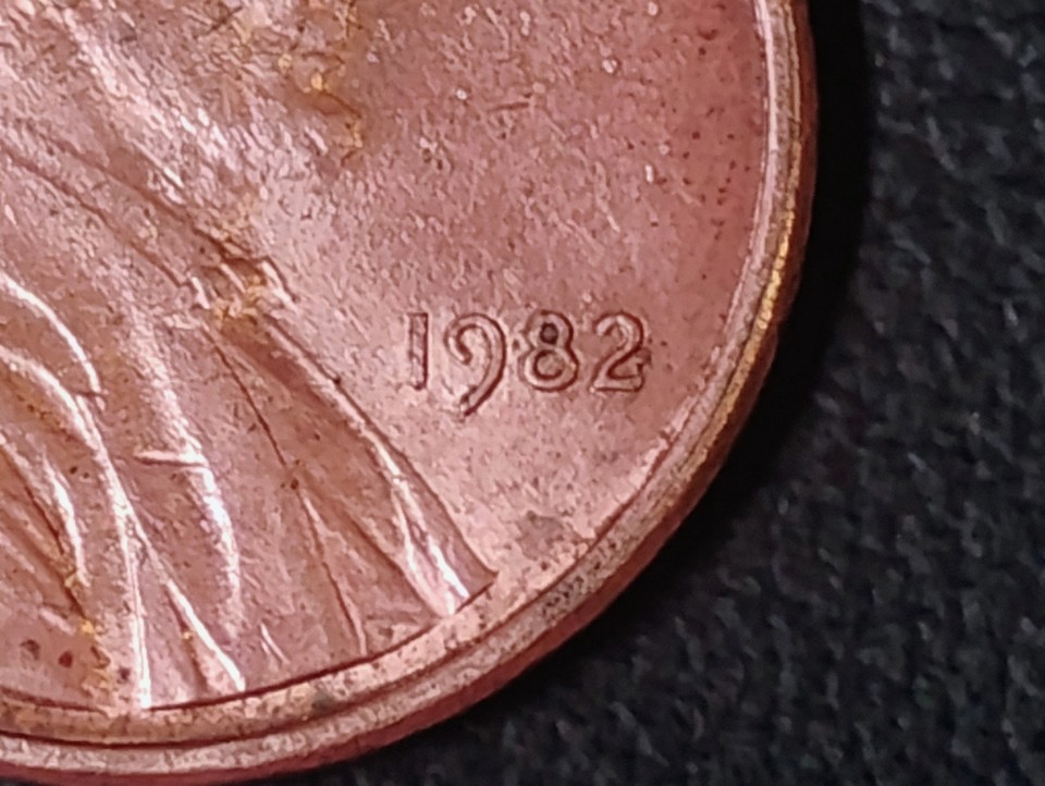 1982 P Rare Zinc Small Date Lincoln Cent DDO VG-F Condition Free ...