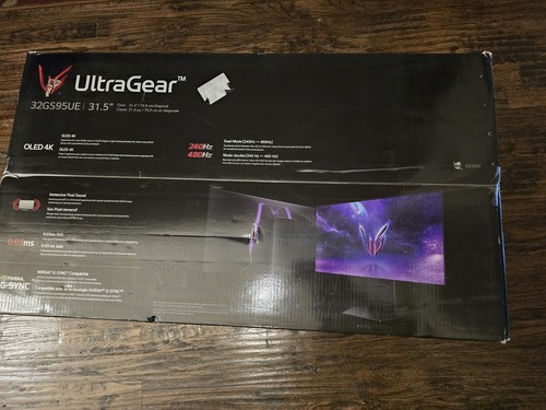 LG UltraGear 32GS95UE 32" OLED Dual 4K 240 Hz + FHD 480 Hz Gaming ...