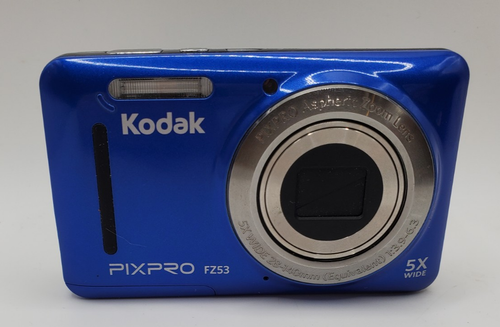 Kodak Pixpro FZ53 Digital Camera Blue 5X Zoom Untested (N4) | eBay