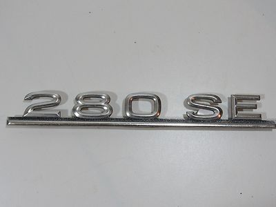 1970's Mercedes Benz tailgate Emblem Trim Decal Script Rare Badge old ...