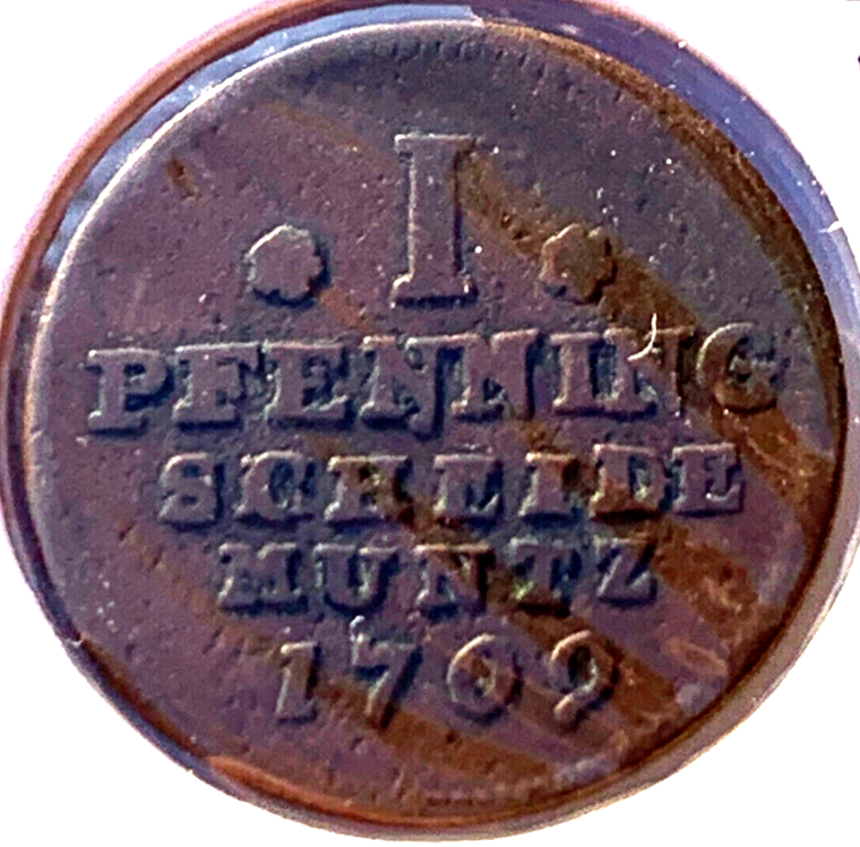 Braunschweig-Hannover, Georg Ludwig (Georg I.), 1 Pfennig 1709 ...