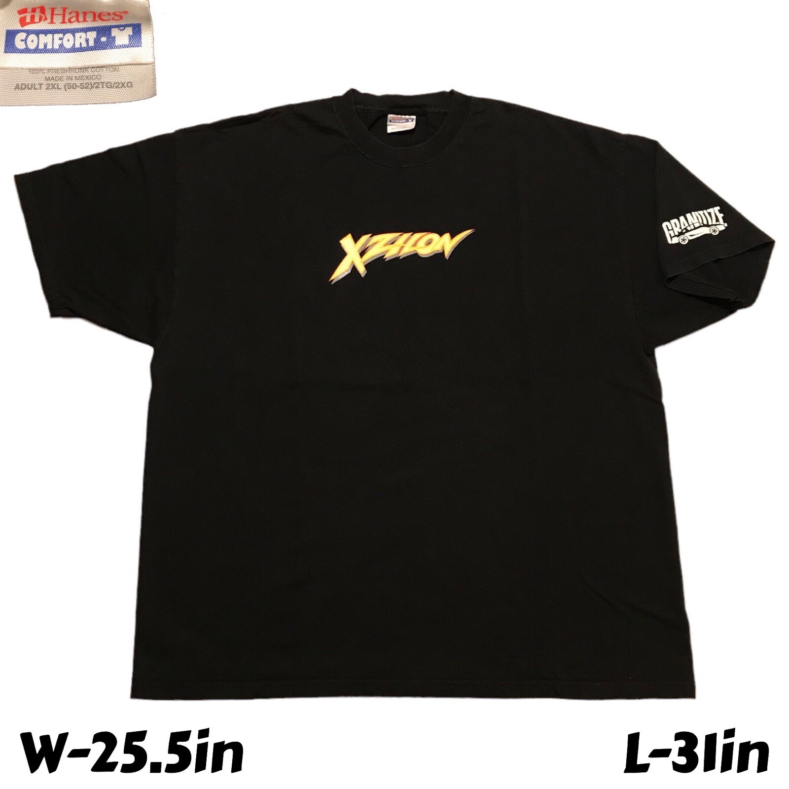 Vintage Xzilon Granitize Car Coating Promo Sleeve Graphic T-Shirt Black ...